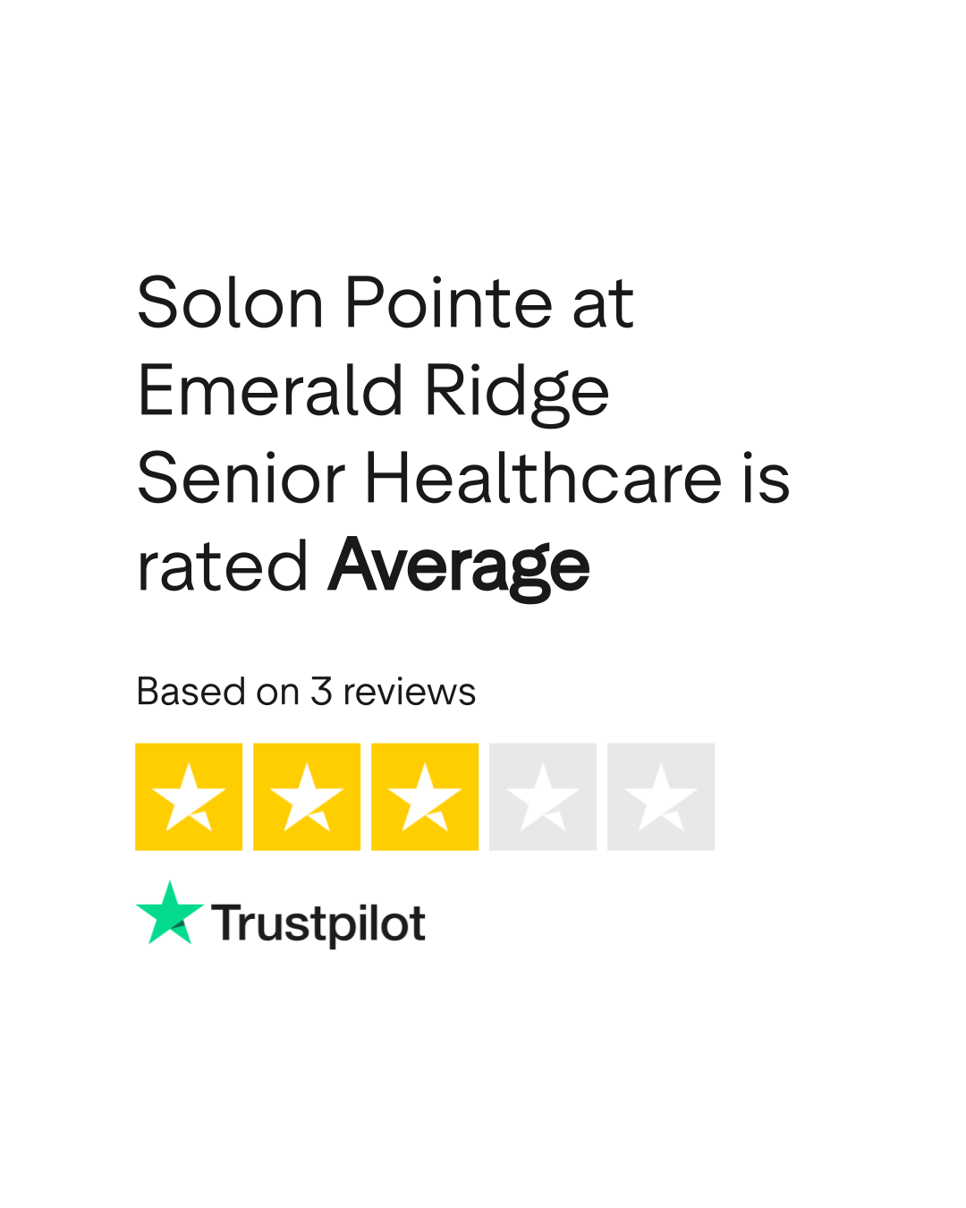 Solon Pointe at Emerald Ridge Senior Healthcare Reviews | Read Customer ...