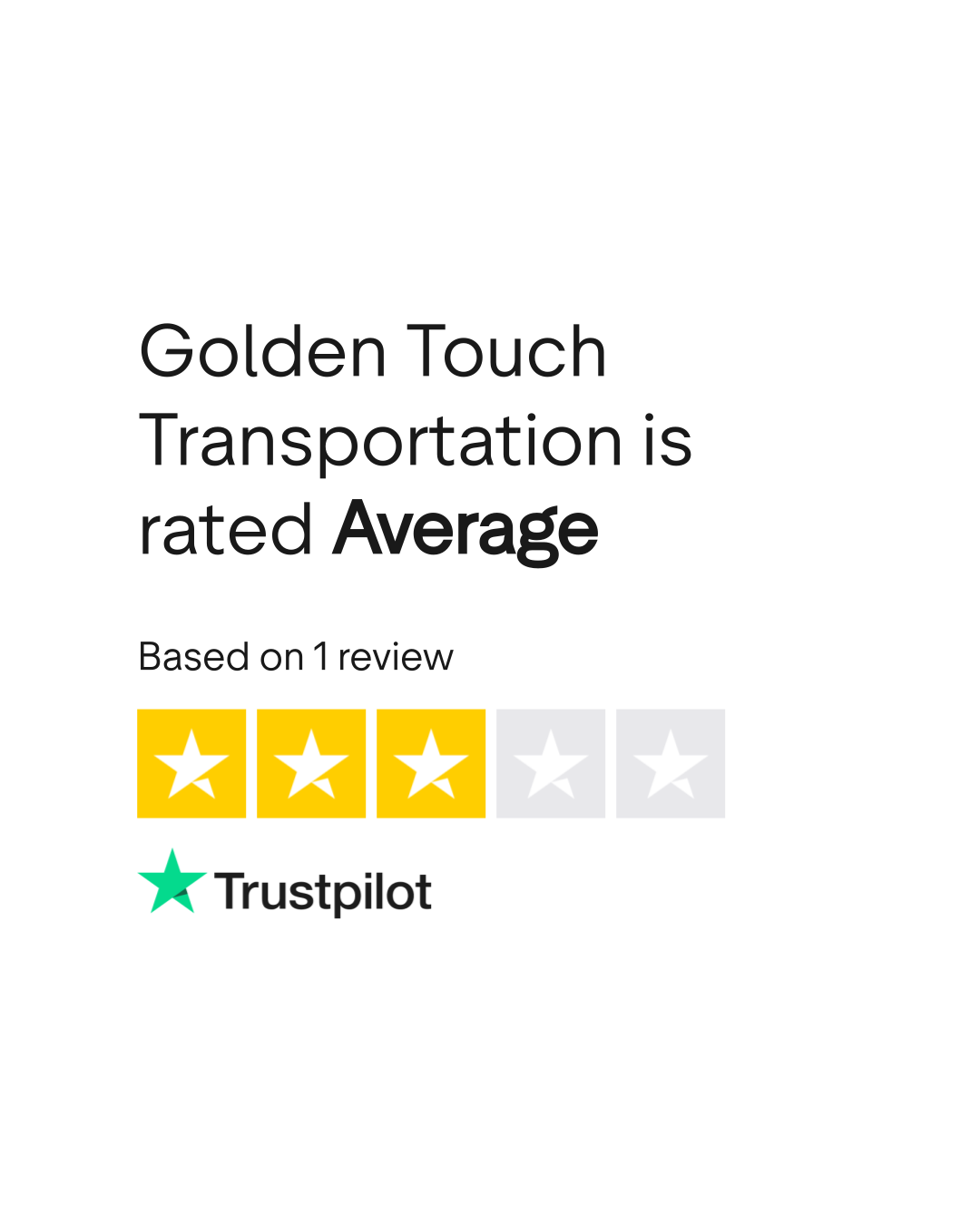 Golden Touch Transportation Reviews | Read Customer Service Reviews of ...
