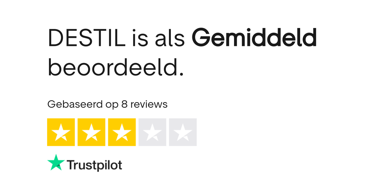 DESTIL reviews | Bekijk consumentenreviews over destil.nl