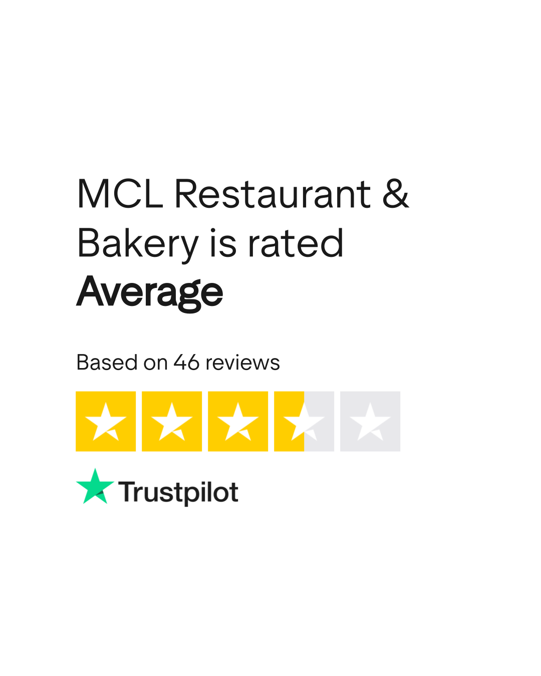 MCL Restaurant & Bakery Reviews | Read Customer Service Reviews of ...