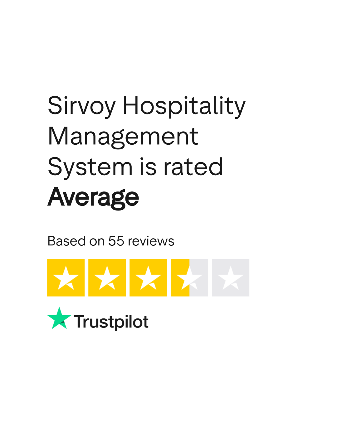 Sirvoy Hospitality Management System Reviews | Read Customer Service ...
