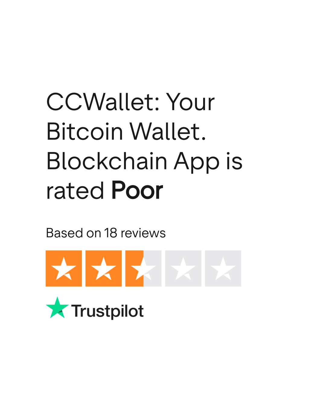 CCWallet: Your Bitcoin Wallet. Blockchain App Reviews | Read Customer ...