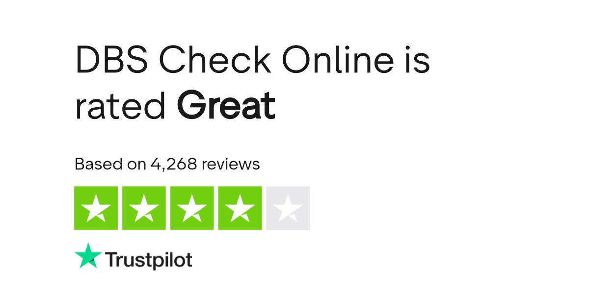 DBS Check Online Reviews | Read Customer Service Reviews of ...