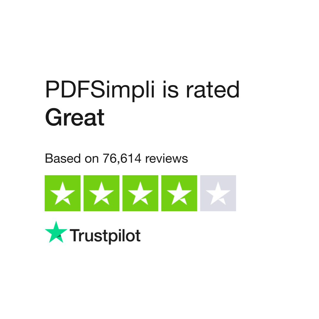 PDFSimpli Reviews | Read Customer Service Reviews of pdfsimpli.com