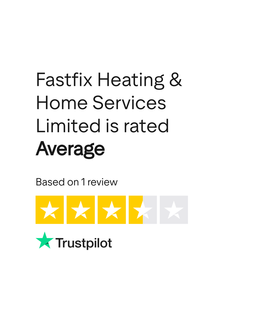 Fastfix Heating & Home Services Limited Reviews | Read Customer Service ...