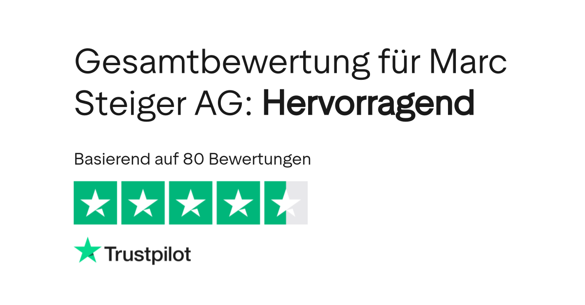 Bewertungen zu Marc Steiger AG | Lesen Sie Kundenbewertungen zu ...
