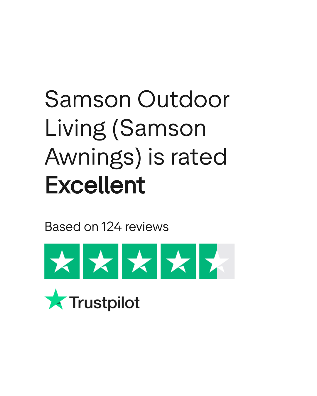 Samson Outdoor Living (Samson Awnings) Reviews | Read Customer Service ...