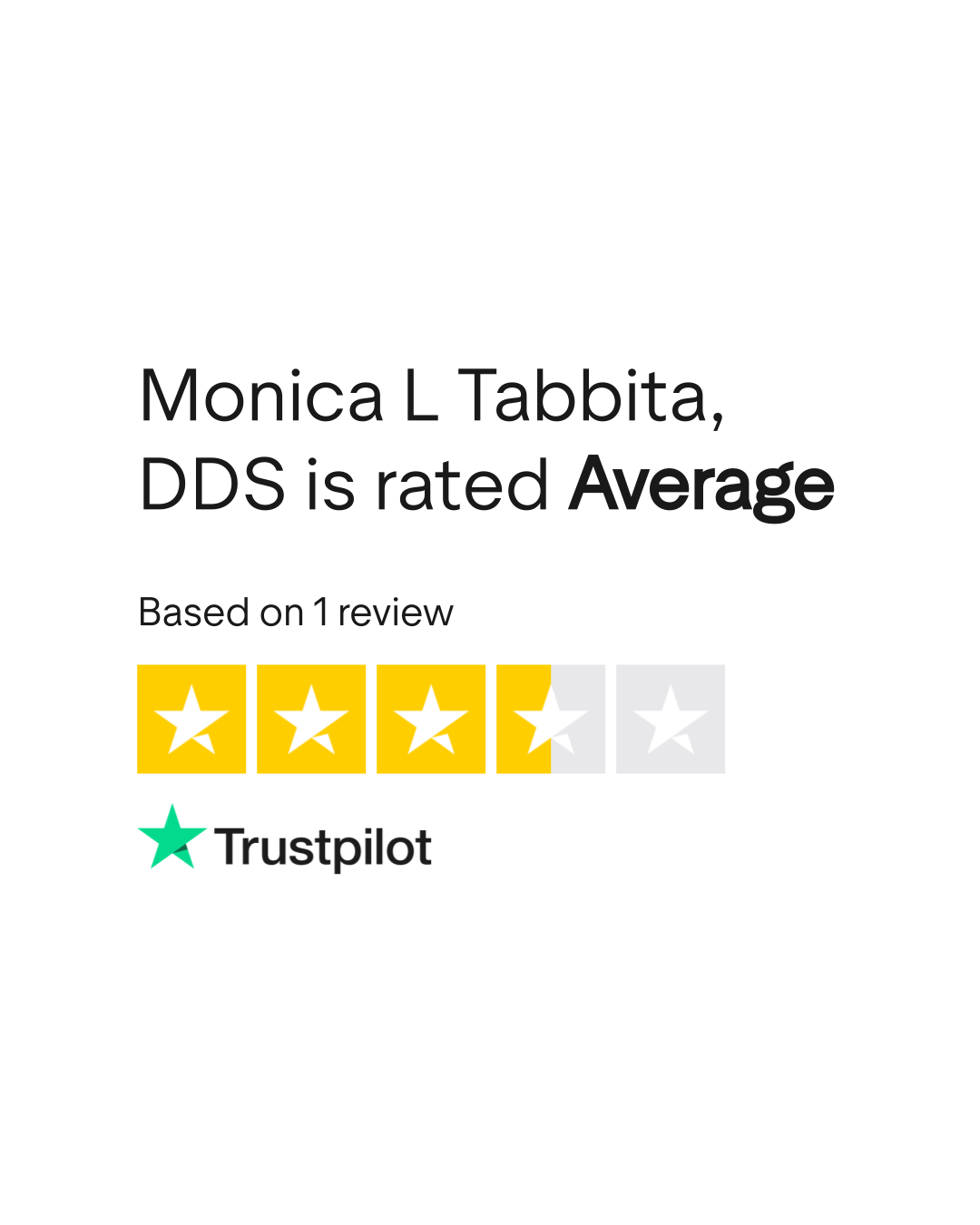 Monica L Tabbita, DDS Reviews | Read Customer Service Reviews of ...