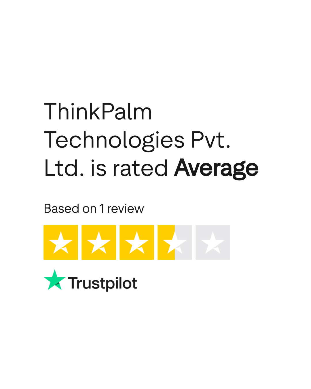ThinkPalm Technologies Pvt. Ltd. Reviews | Read Customer Service ...