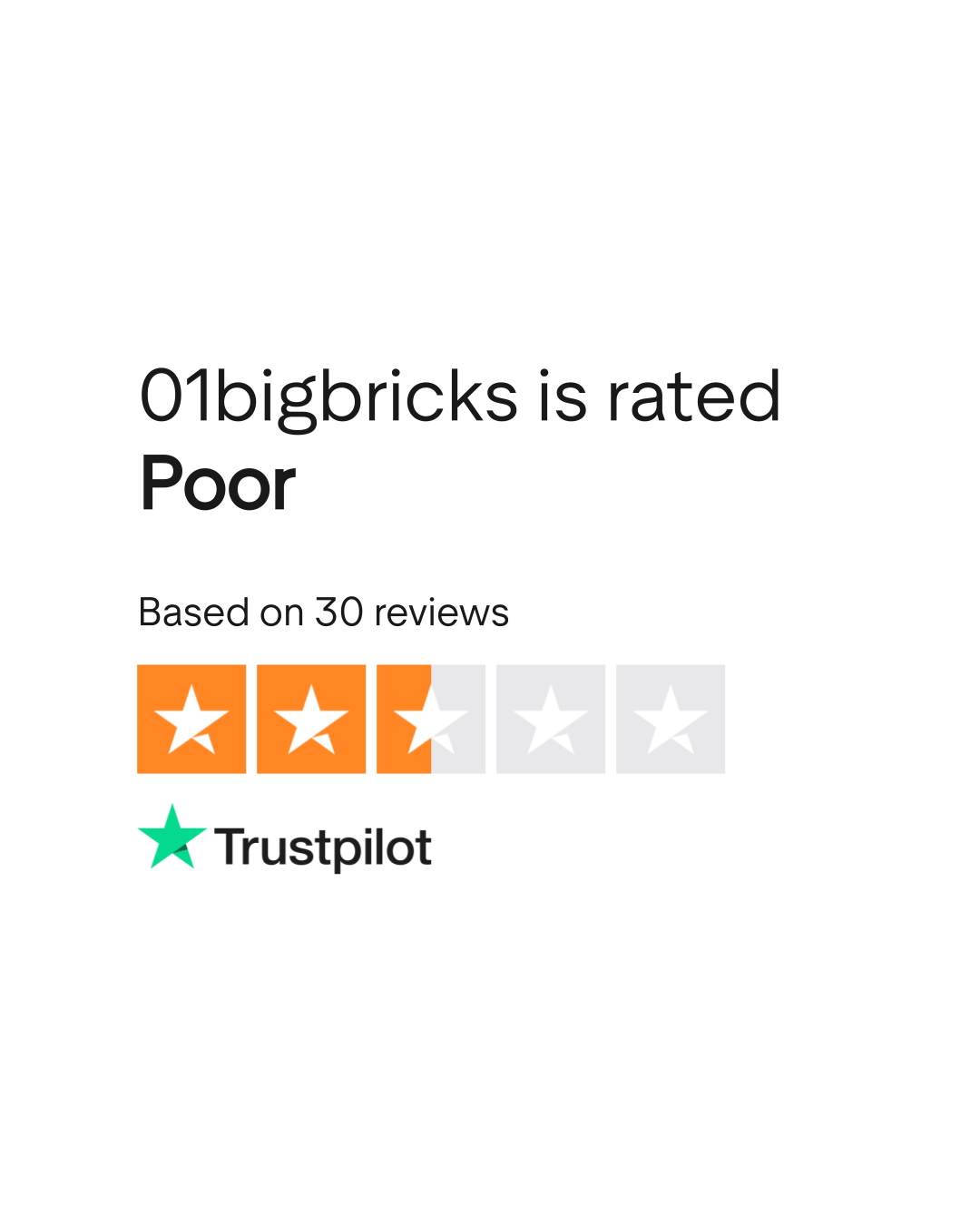 01bigbricks Reviews | Read Customer Service Reviews of www.01bigbricks.net | 2 of 2