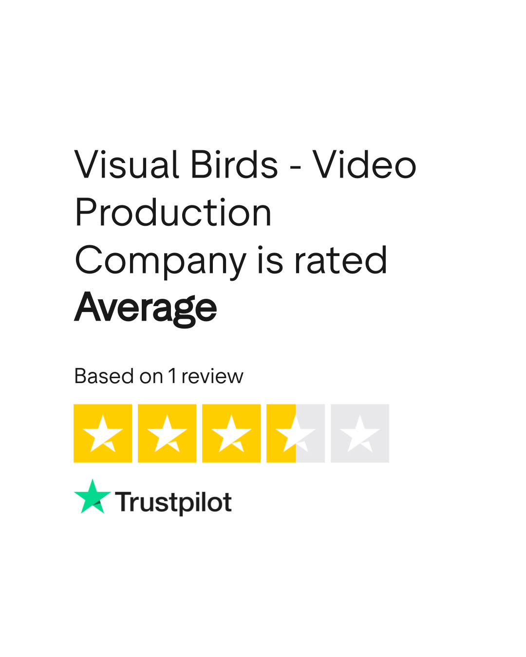Visual Birds - Video Production Company Reviews | Read Customer Service ...