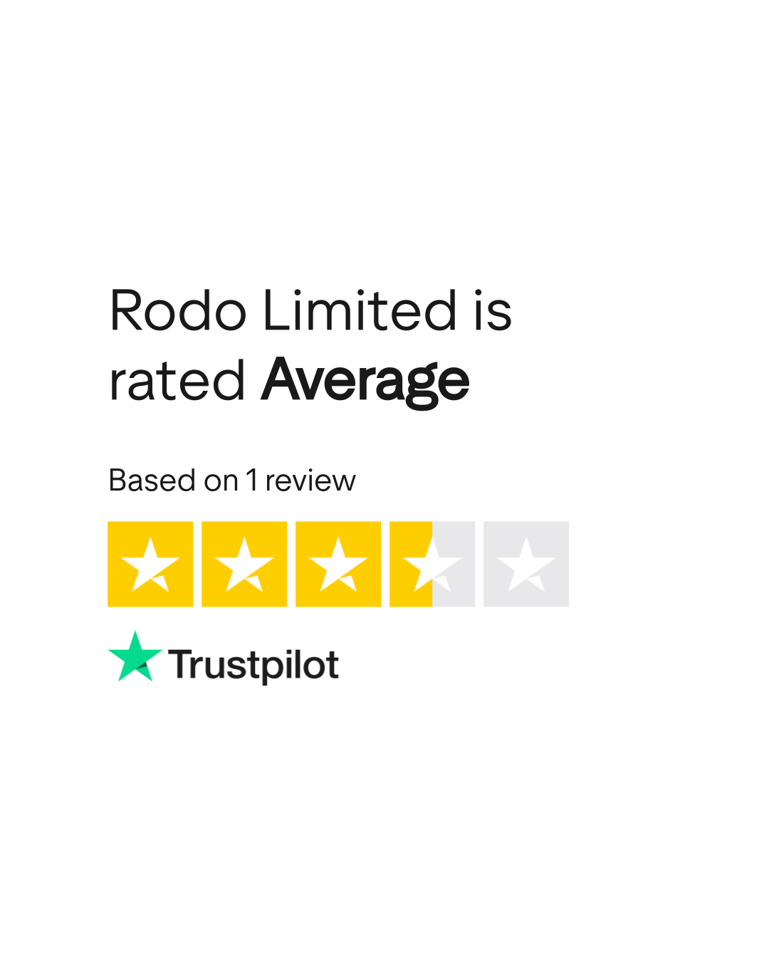 Rodo Limited Reviews | Read Customer Service Reviews of rodo.co.uk