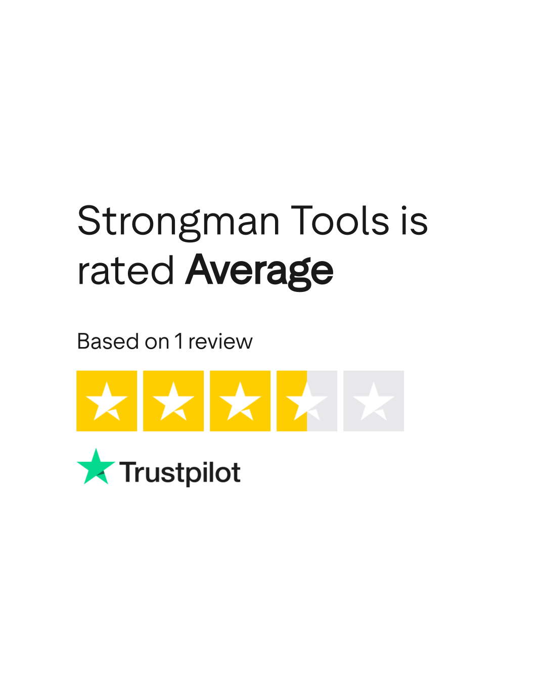 Strongman Tools Reviews | Read Customer Service Reviews of sm-eng.co.uk