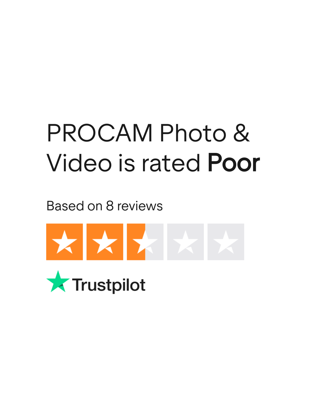 PROCAM Photo & Video Reviews | Read Customer Service Reviews of procam.com