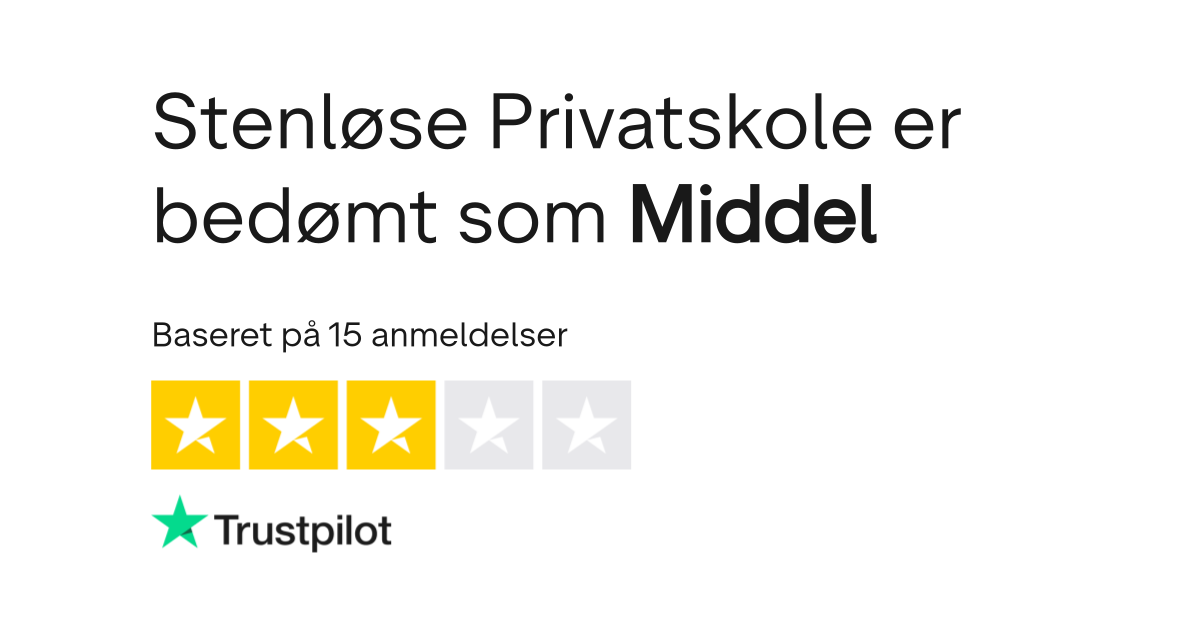 Anmeldelser af Stenløse Privatskole | Læs kundernes anmeldelser af ...