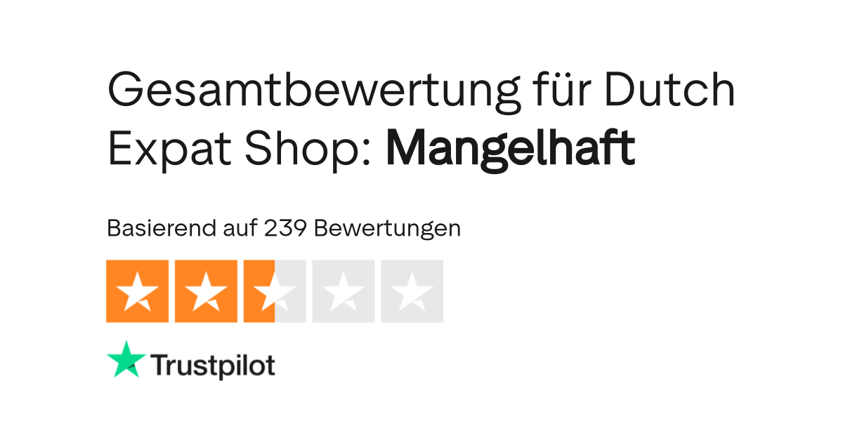 Bewertungen zu Dutch Expat Shop | Lesen Sie Kundenbewertungen zu www ...