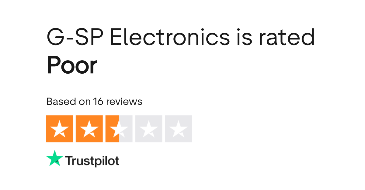 G-SP Electronics Reviews | Read Customer Service Reviews of g-sp.se