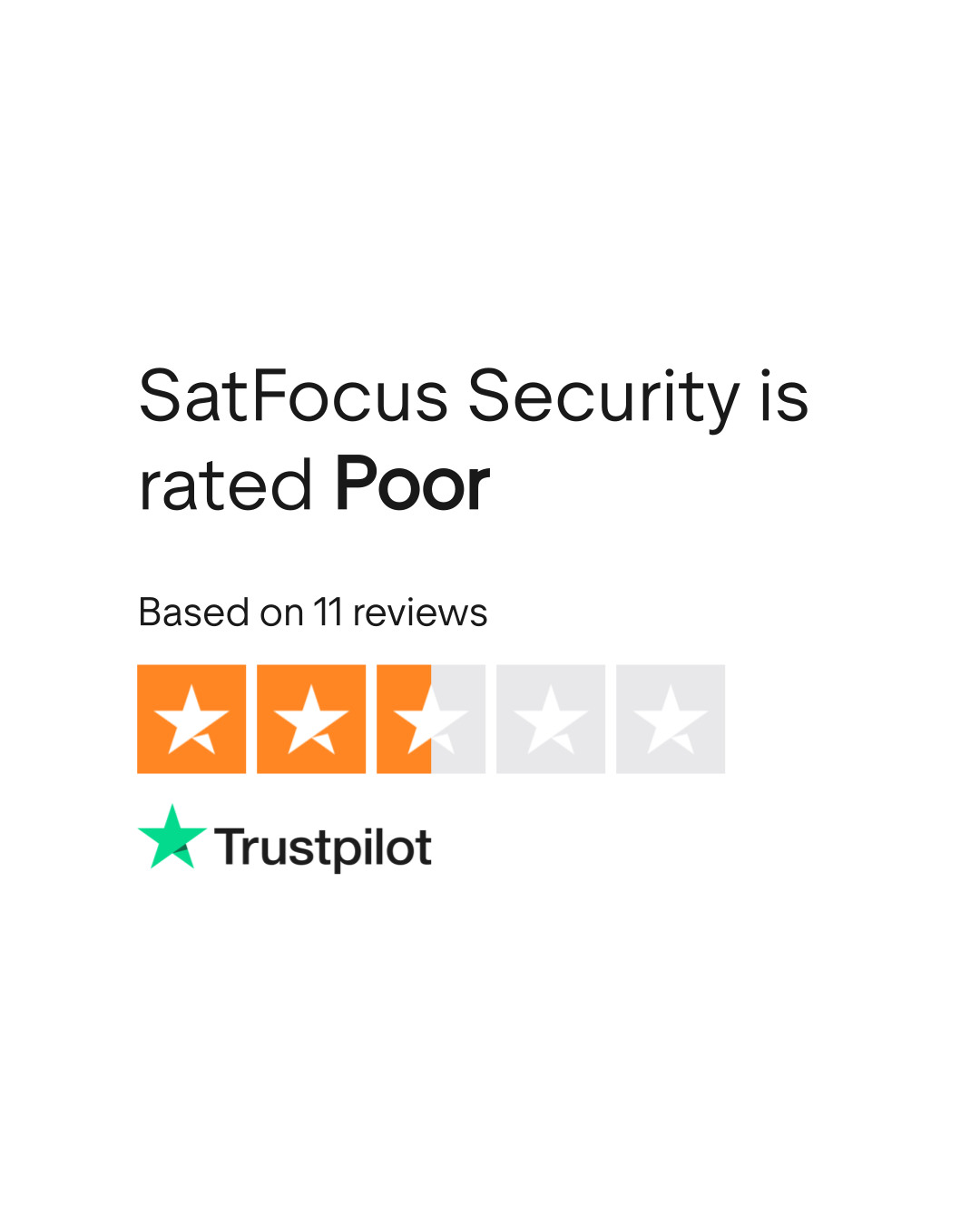 SatFocus Security Reviews | Read Customer Service Reviews of satfocus.co.uk