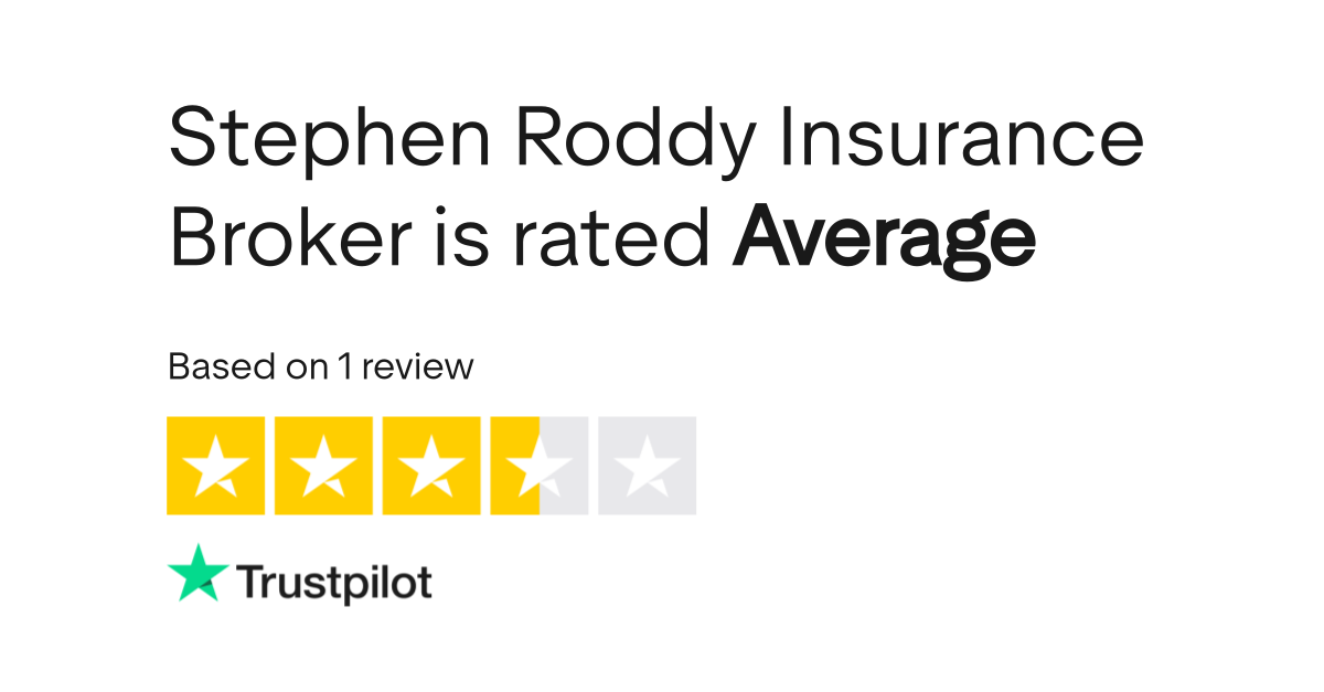 Stephen Roddy Insurance Broker Reviews | Read Customer Service Reviews ...