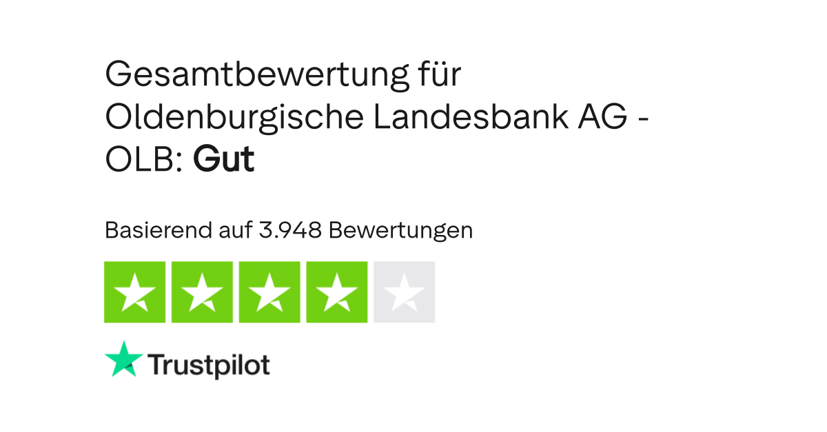 Bewertungen zu Oldenburgische Landesbank AG - OLB | Lesen Sie ...