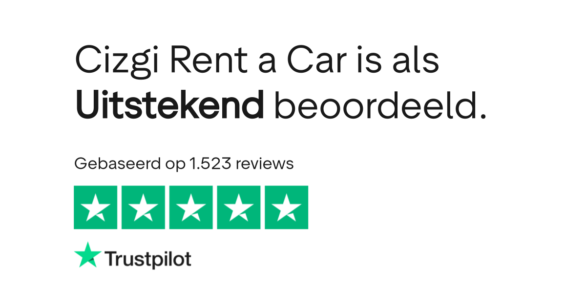 Cizgi Rent a Car reviews | Bekijk consumentenreviews over cizgirentacar.com