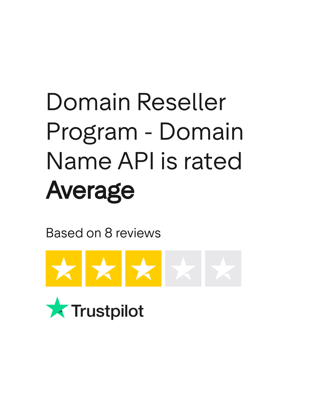 Domain Reseller Program - Domain Name API Reviews | Read Customer Service Reviews of www ...