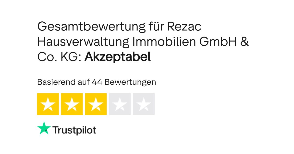 Bewertungen zu Rezac Hausverwaltung Immobilien GmbH & Co. KG | Lesen ...