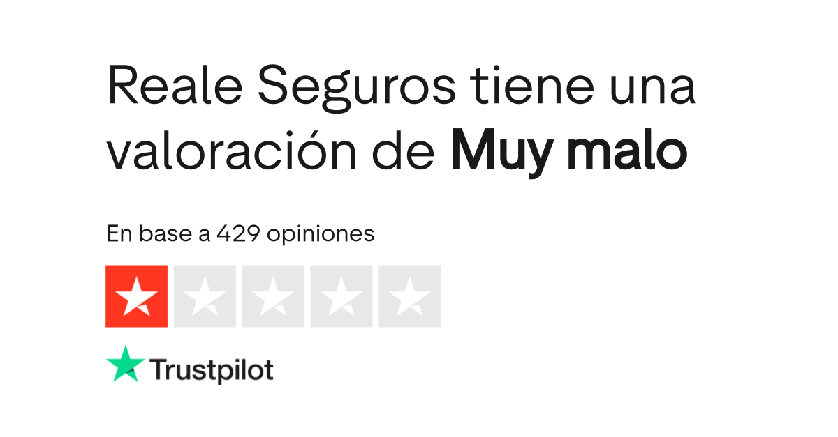Opiniones sobre Reale Seguros | Lee las opiniones sobre el servicio de ...