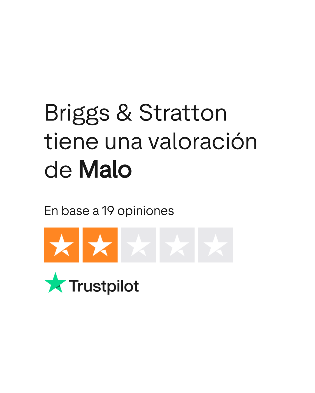 Opiniones sobre Briggs & Stratton | Lee las opiniones sobre el servicio ...