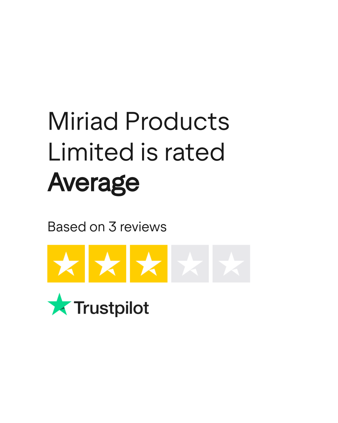 Miriad Products Limited Reviews | Read Customer Service Reviews of www ...