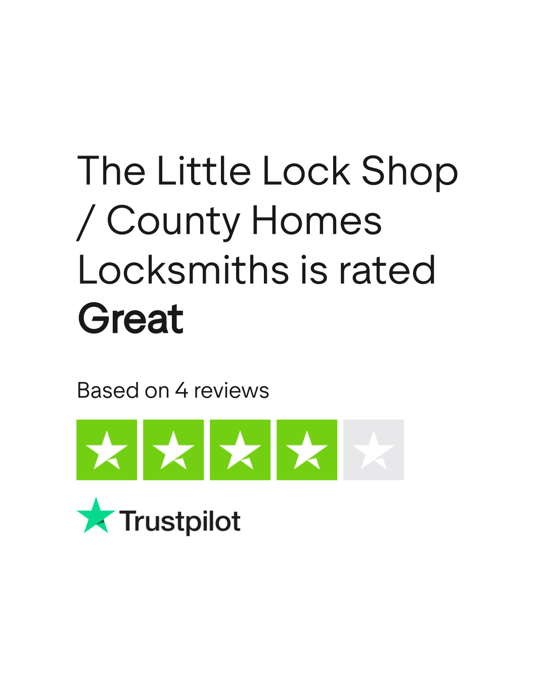 The Little Lock Shop / County Homes Locksmiths Reviews | Read Customer ...
