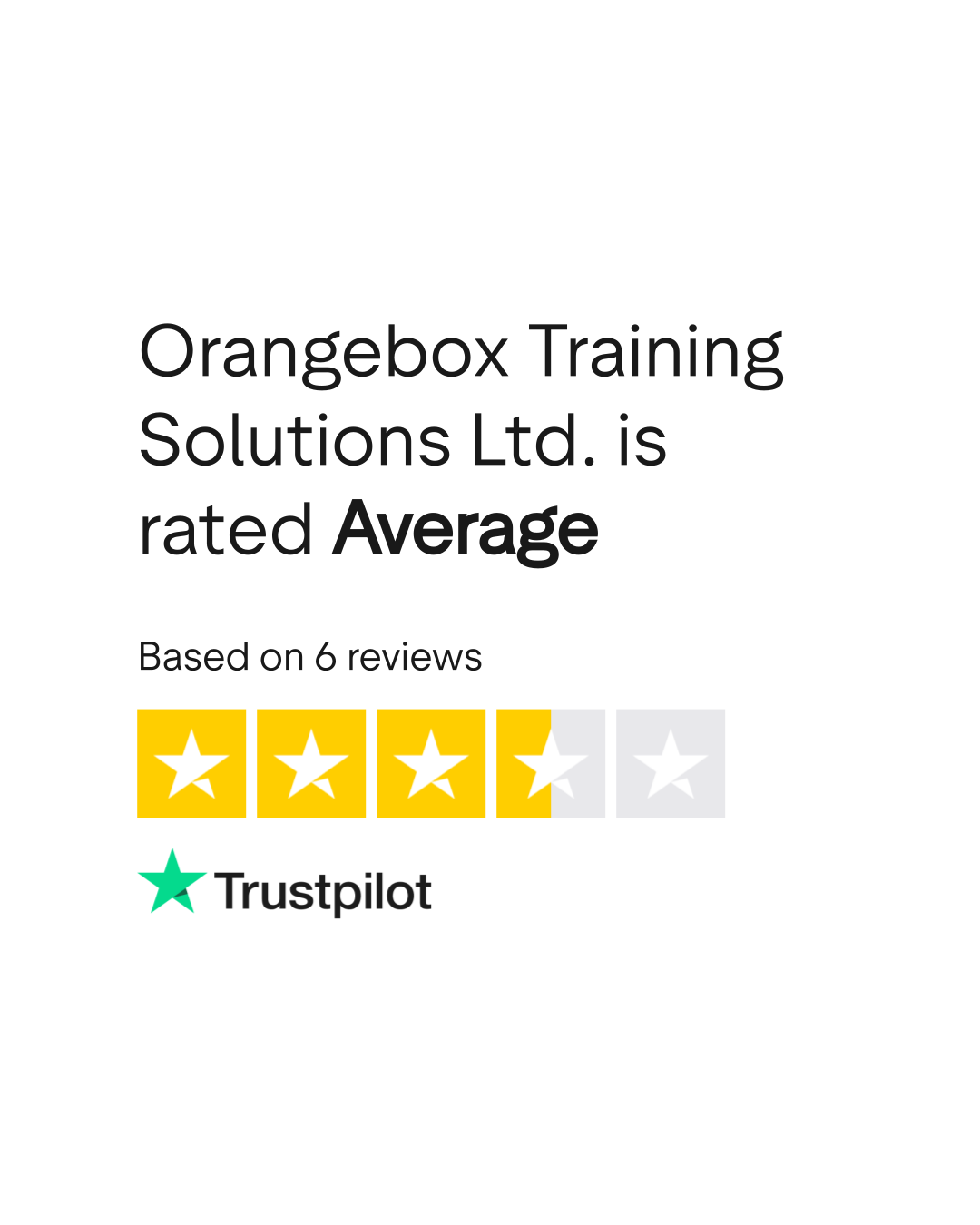 Orangebox Training Solutions Ltd. Reviews | Read Customer Service ...