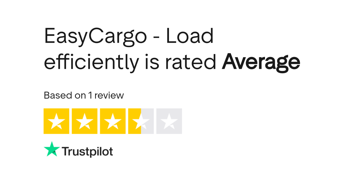 EasyCargo - Load efficiently Reviews | Read Customer Service Reviews of ...