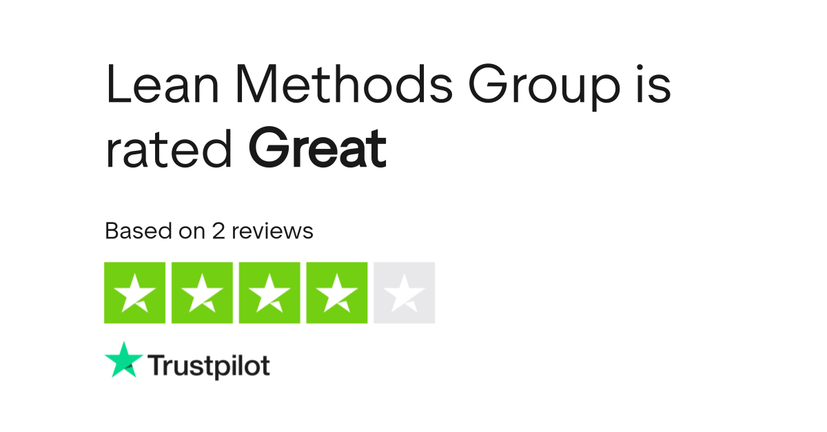 Lean Methods Group Reviews | Read Customer Service Reviews of leanmethods.com