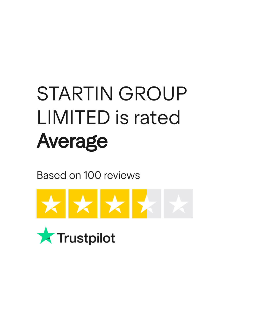 STARTIN GROUP LIMITED Reviews | Read Customer Service Reviews of ...