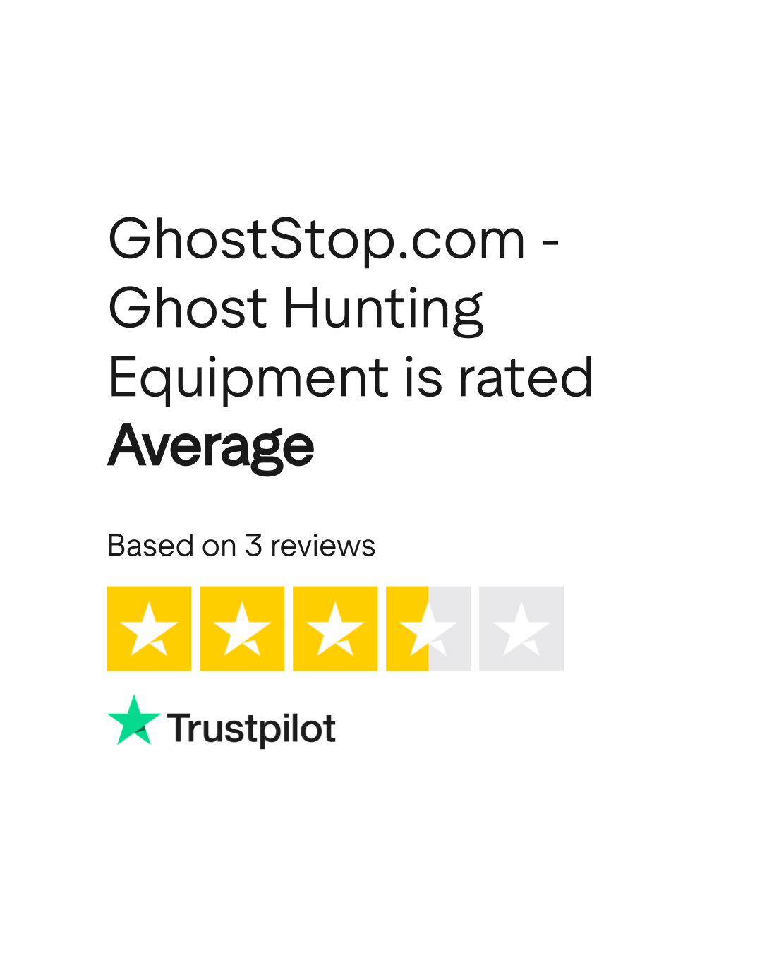 GhostStop.com - Ghost Hunting Equipment Reviews | Read Customer Service ...