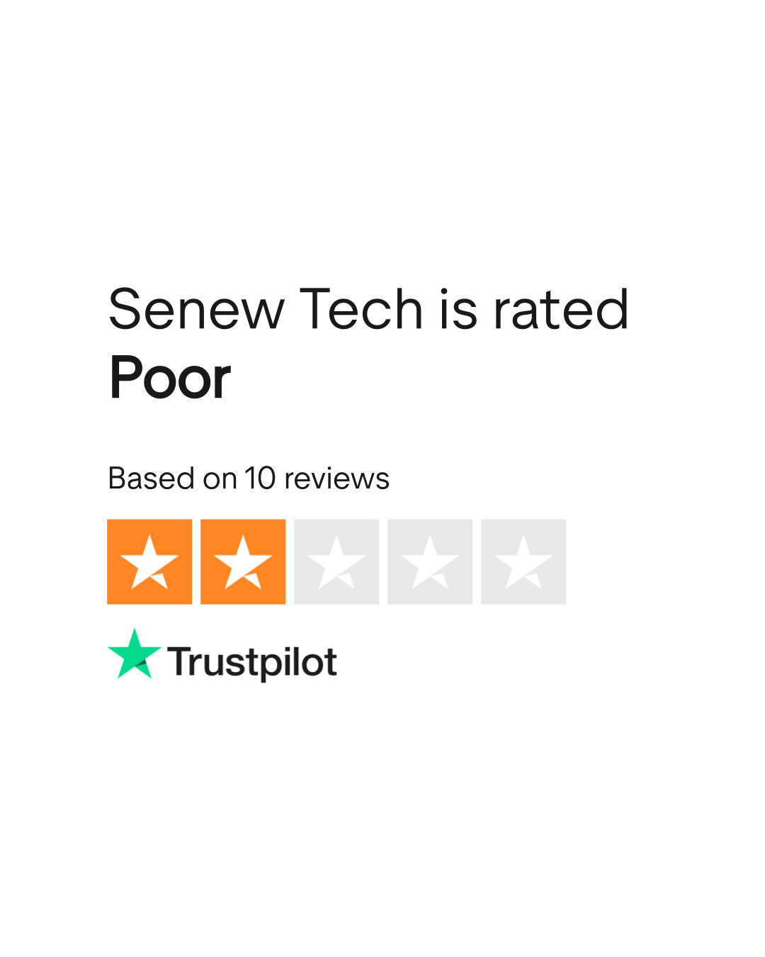 Senew Tech Reviews | Read Customer Service Reviews of senewtech.com