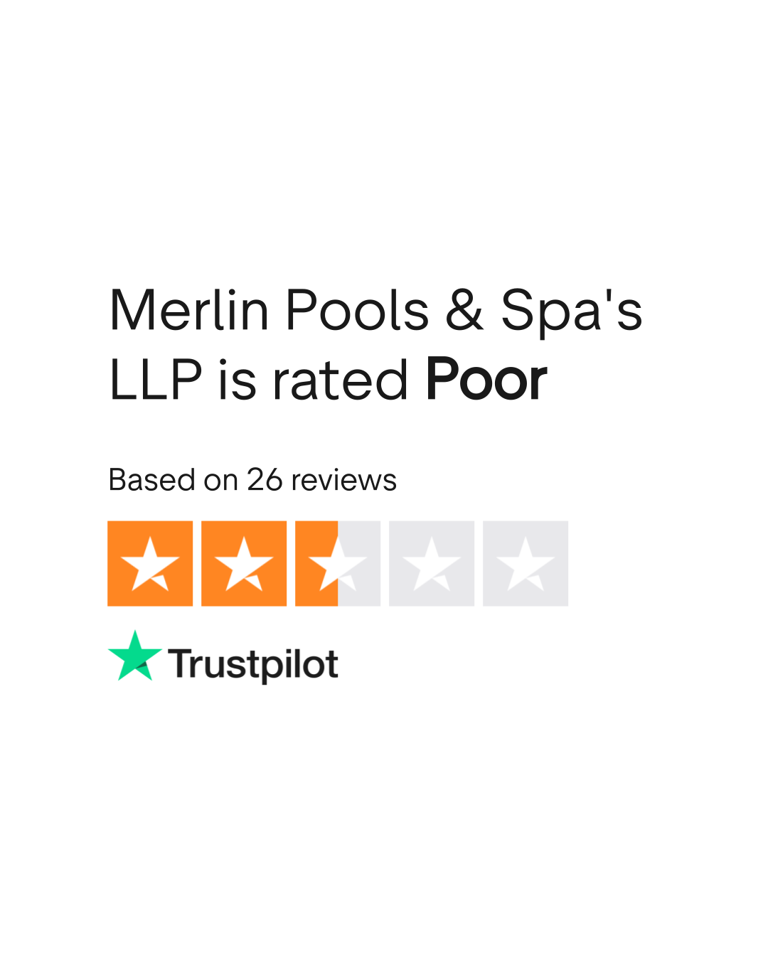 Merlin Pools & Spa's LLP Reviews | Read Customer Service Reviews of ...