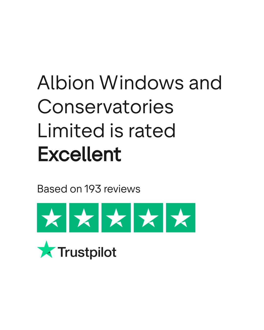 Albion Windows and Conservatories Limited Reviews | Read Customer ...