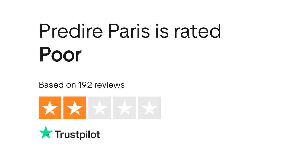 Predire Paris Reviews | Read Customer Service Reviews of predireparis.com