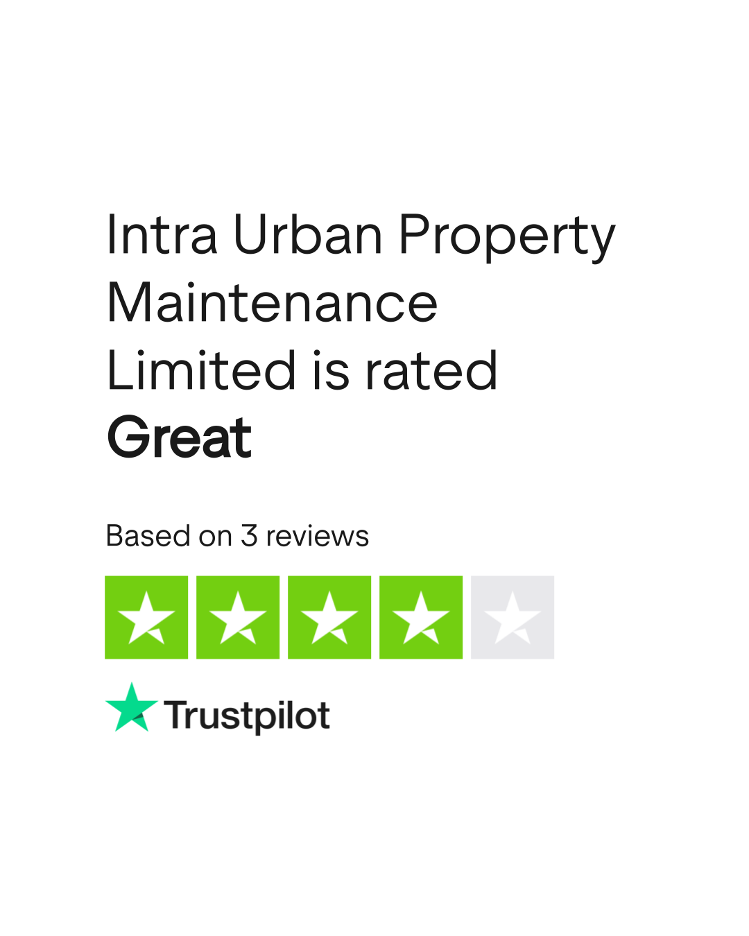 Intra Urban Property Maintenance Limited Reviews | Read Customer ...