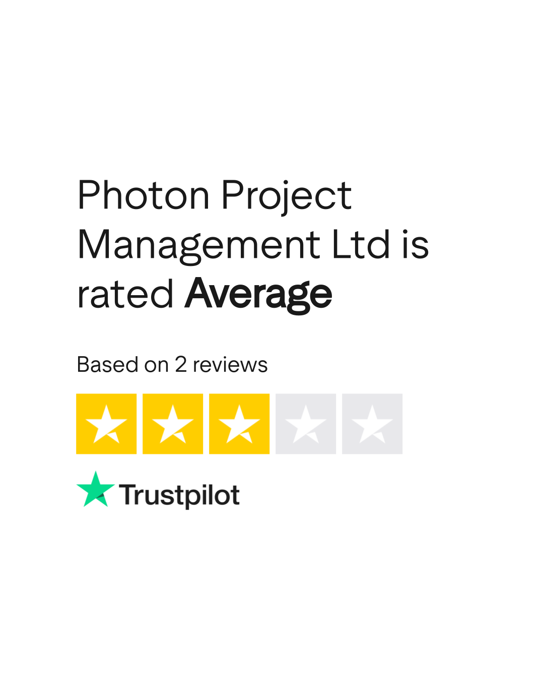 Photon Project Management Ltd Reviews | Read Customer Service Reviews ...