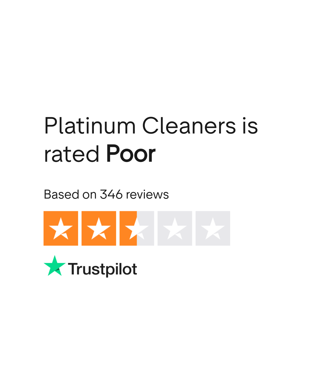 Platinum Cleaners Reviews | Read Customer Service Reviews of platinum ...