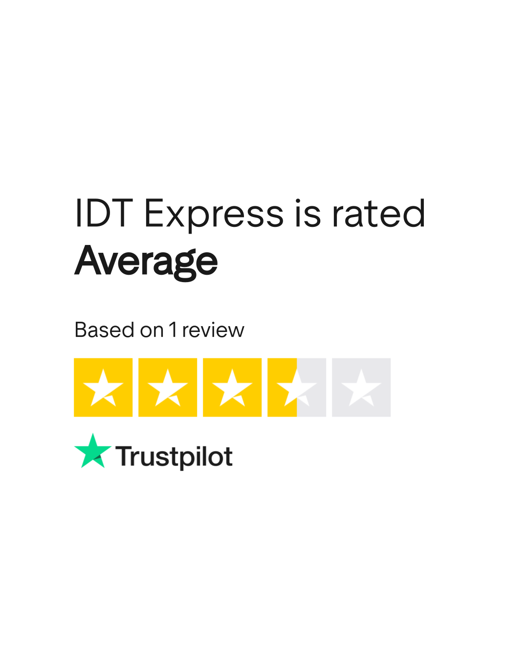 IDT Express Reviews | Read Customer Service Reviews of idtexpress.com