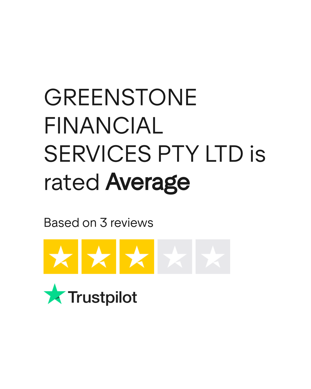 GREENSTONE FINANCIAL SERVICES PTY LTD Reviews | Read Customer Service ...