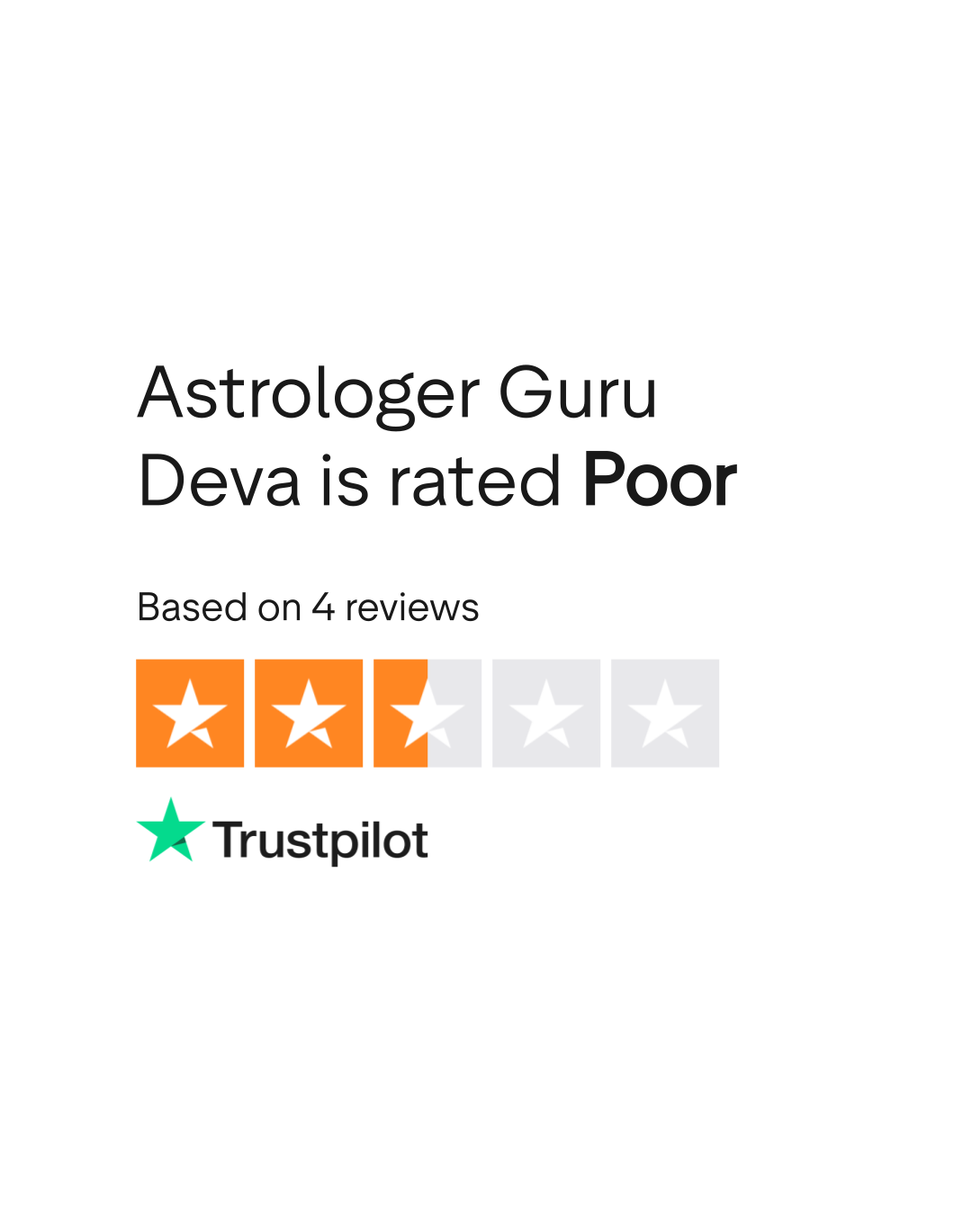 Astrologer Guru Deva Reviews | Read Customer Service Reviews of www.astrogurudeva.com