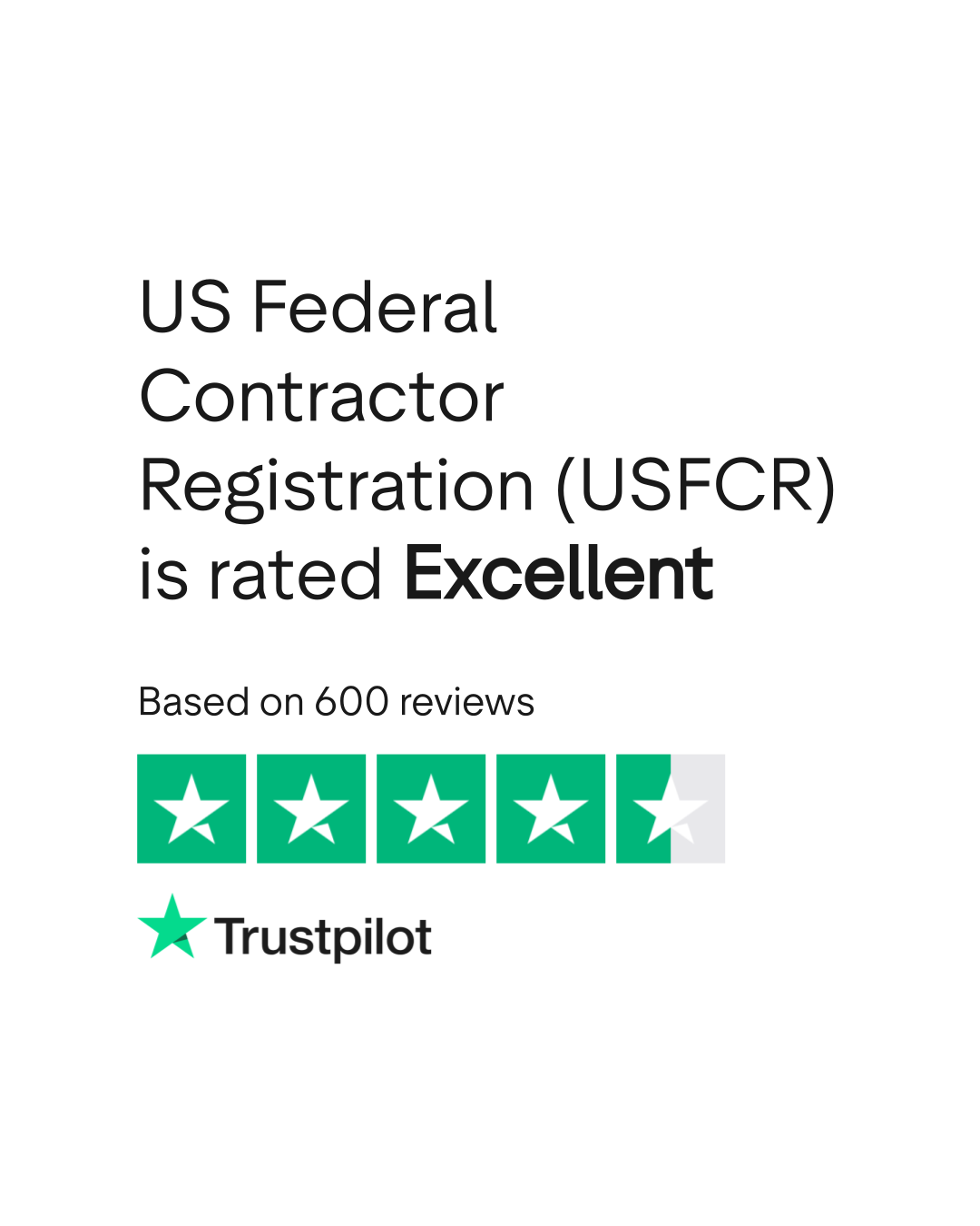 US Federal Contractor Registration (USFCR) Reviews | Read Customer ...