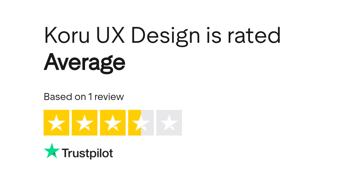 Koru UX Design Reviews | Read Customer Service Reviews of koruux.com