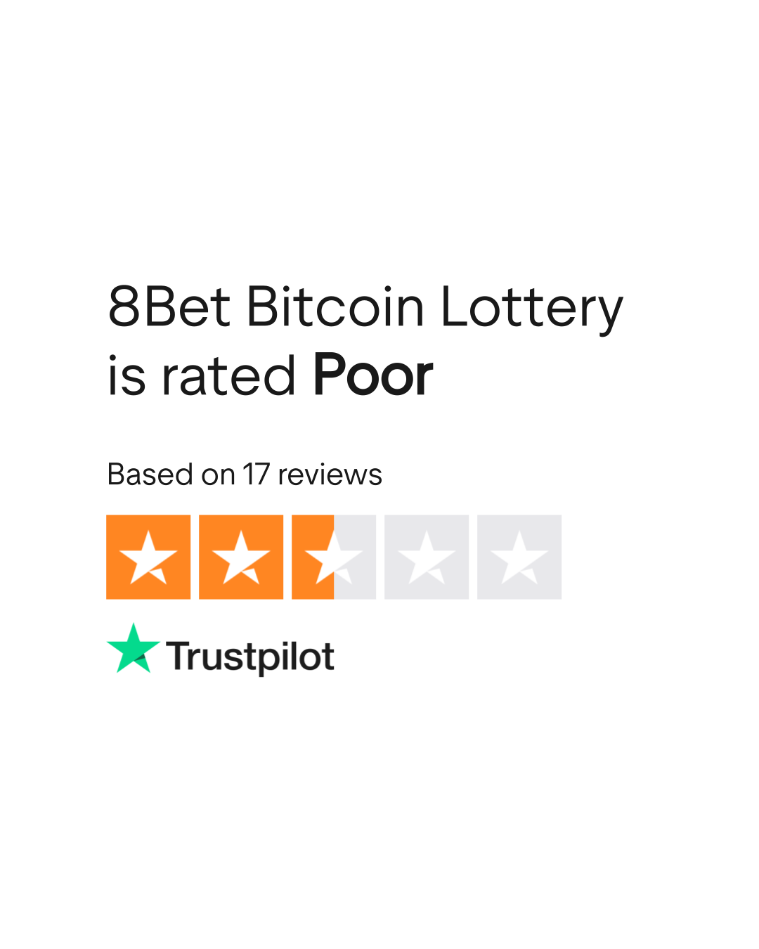 8Bet Bitcoin Lottery Reviews | Read Customer Service Reviews of 8bet.io