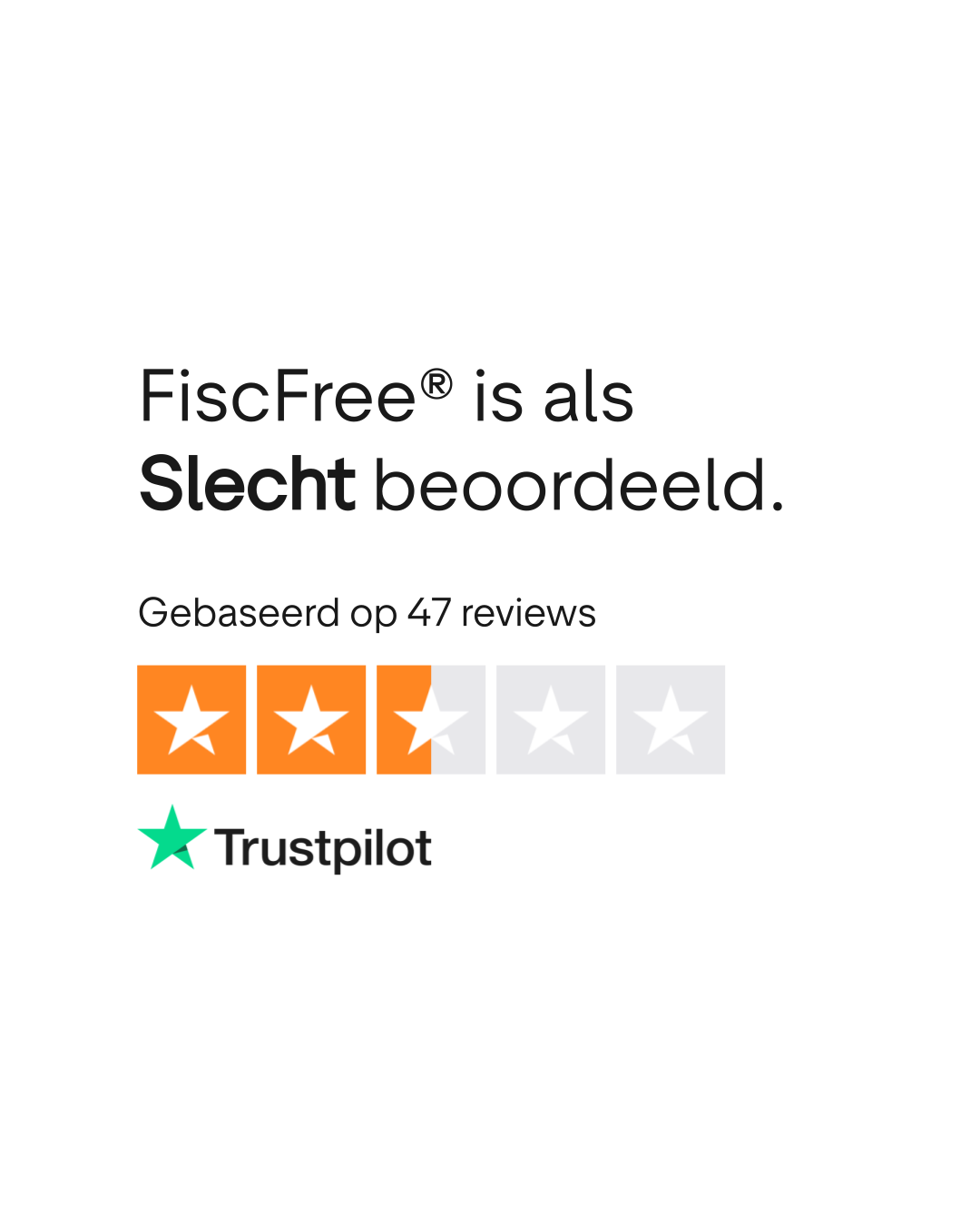 FiscFree® reviews | Bekijk consumentenreviews over www.fiscfree.nl